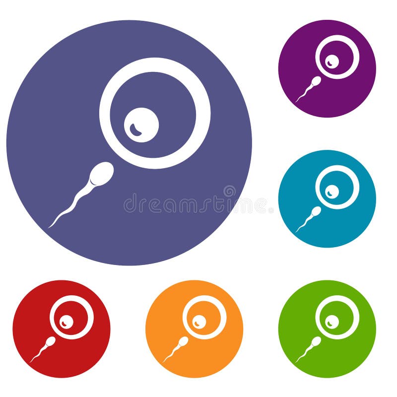 Donor sperm icons set stock vector. Illustration of green - 96434227