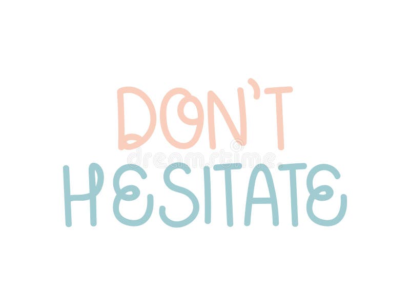 Hesitate Clipart