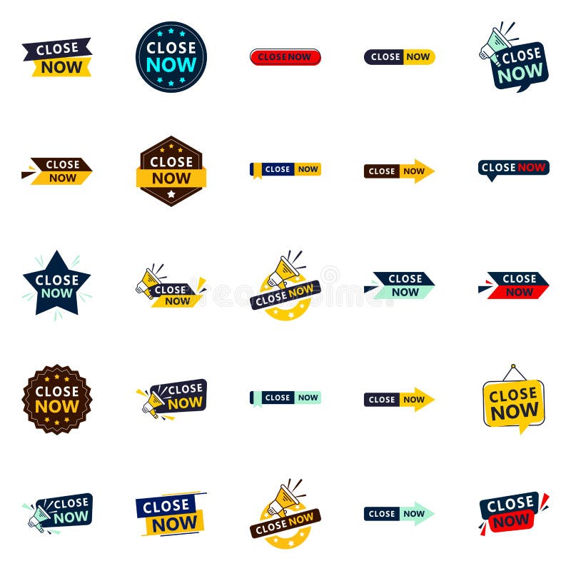 Dont Miss Out Text Banners Pack of 25 Stock Vector - Illustration of ...