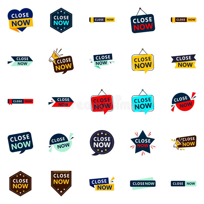 Dont Miss Out Text Banners Pack of 25 Stock Vector - Illustration of ...