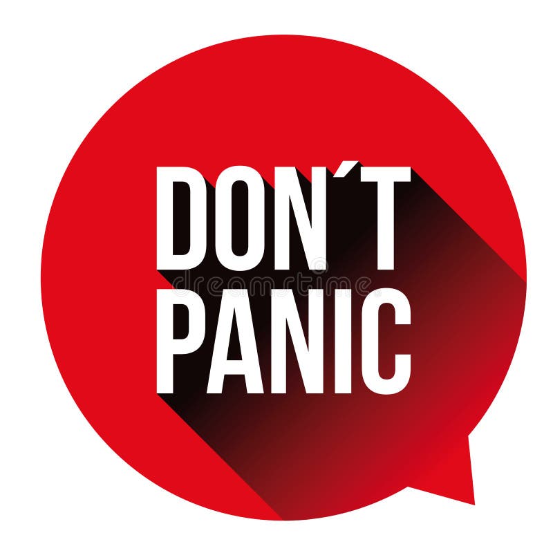 Dont Panic Stock Illustrations – 987 Dont Panic Stock Illustrations ...