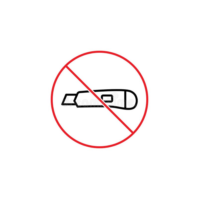 Do Not Use the Cutter Sign. Packaging Signs or Packaging Symbols ...