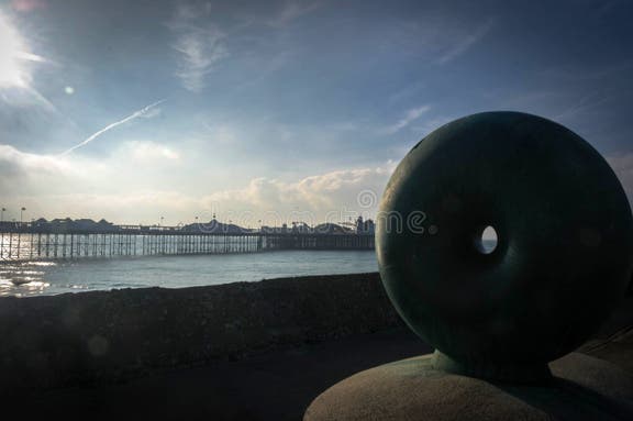 Donut stock photo. Image of landmark, ocean, pier, landscape - 152765448