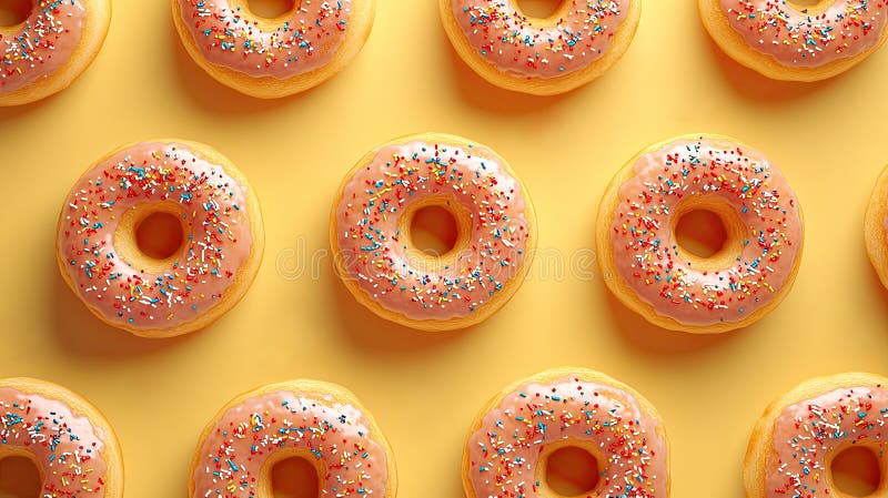 Donut Background Concept for Design. Stock Photo - Image of sweet ...