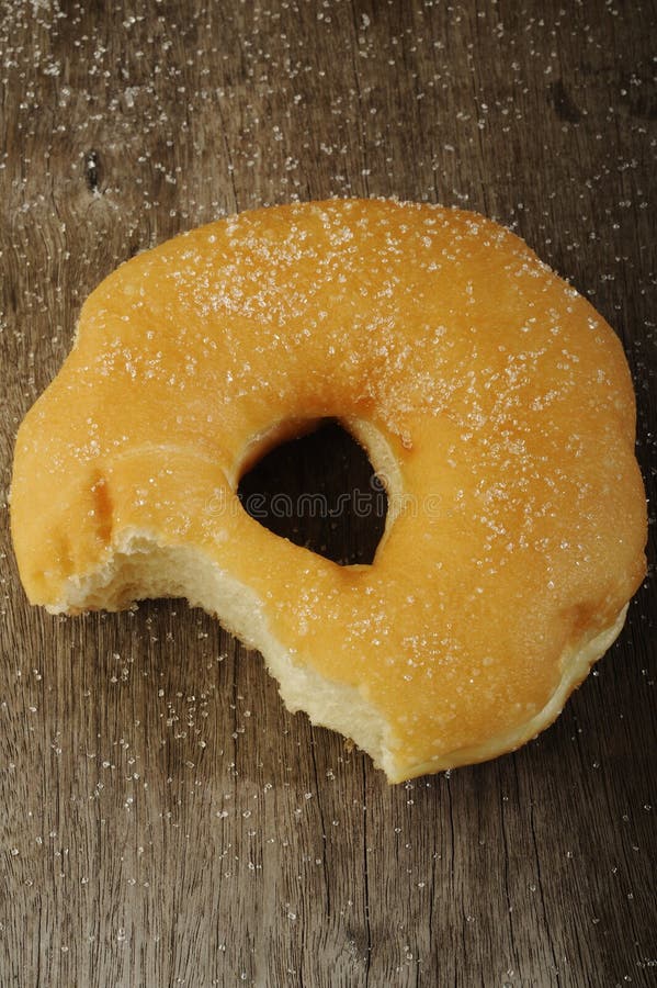 Donut Bite stock image. Image of doughnut, missing, away - 17999241