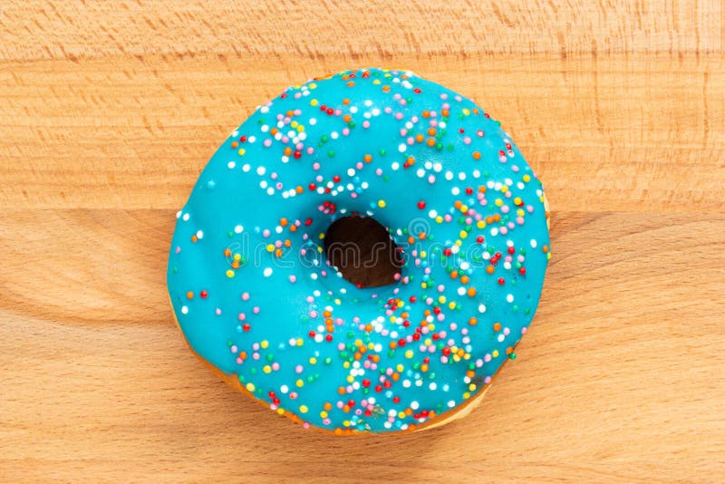 3,463 Donut Blue Glaze Colorful Sprinkles Stock Photos - Free & Royalty ...