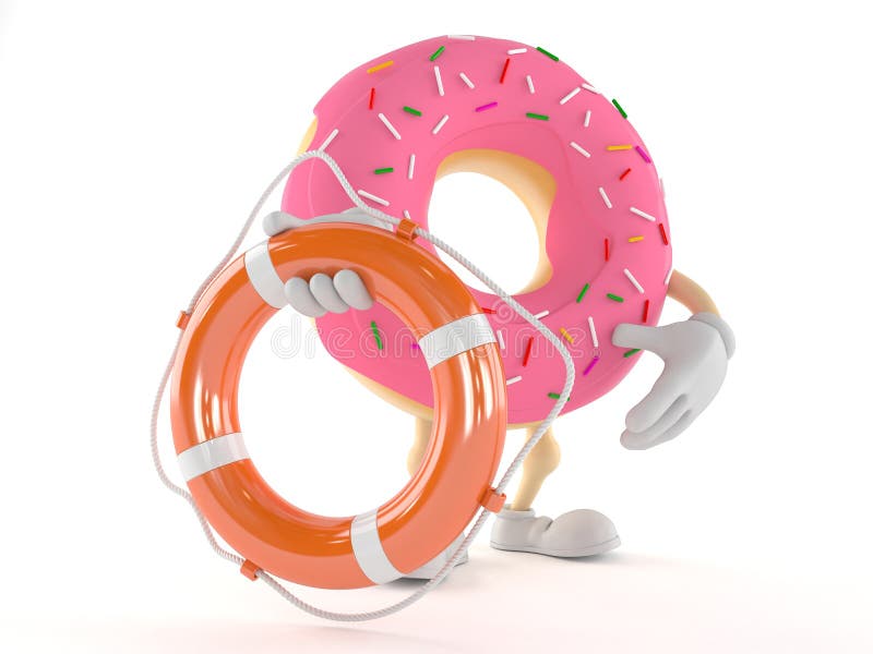 Life Donut, Life Preserver Isolated Vector Icon That Can Be Easily ...