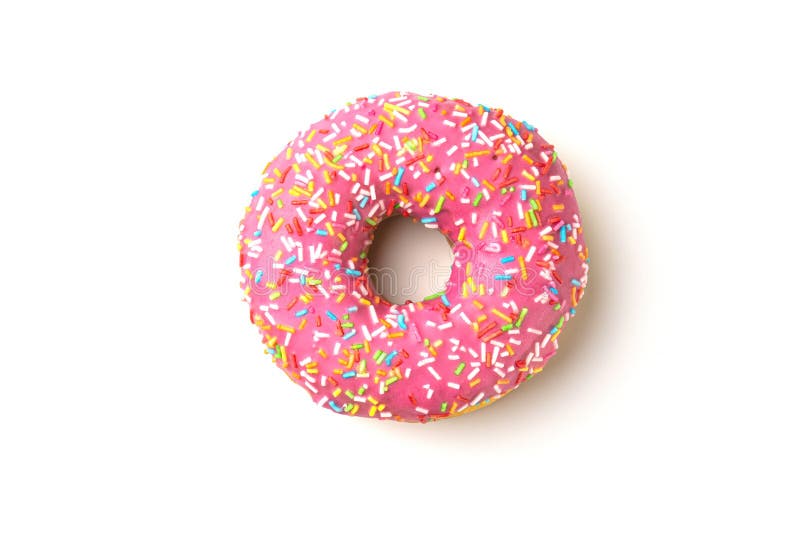 Donut Donuts on a White Background Close-up. Isolate Stock Image ...