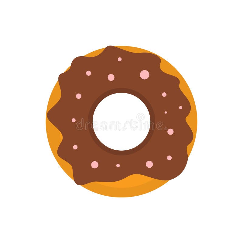 Donut Icon or Logo in Modern Line Style. Stock Vector - Illustration of ...