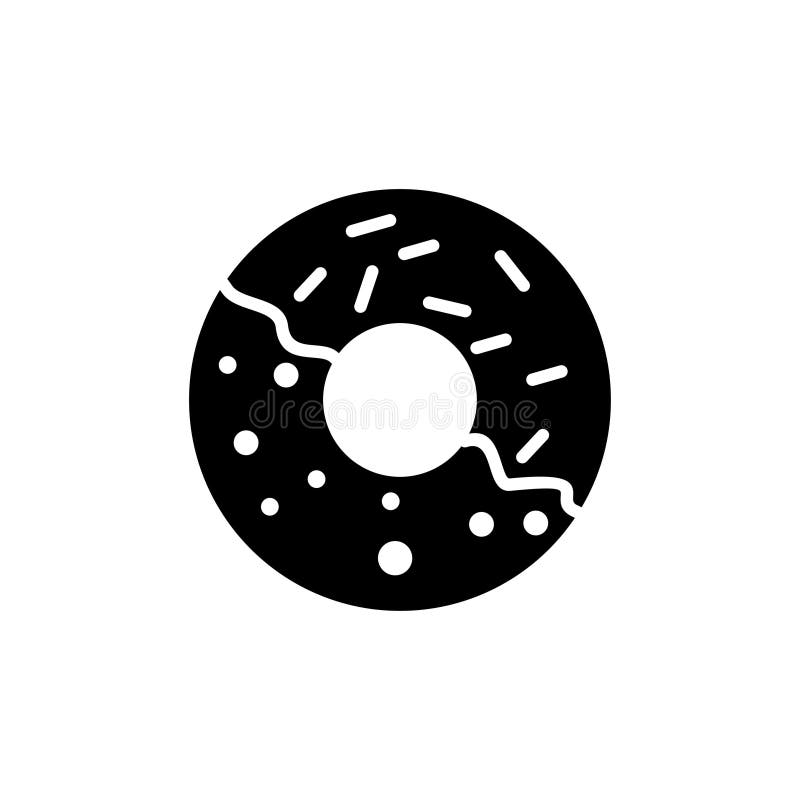 Donut Icon . Doughnut Icon. Donut Logo Stock Vector - Illustration of ...