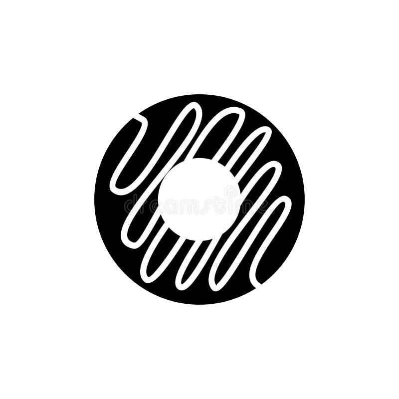 Donut Icon . Doughnut Icon. Donut Logo Stock Vector - Illustration of ...