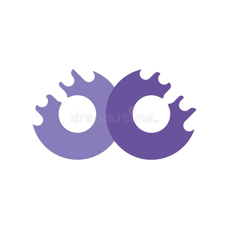 Donut Logo Template Icon stock vector. Illustration of candy - 349227371