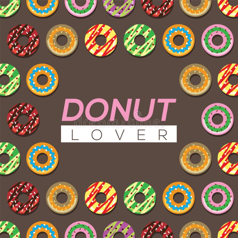 Border Design Strawberry Donut Stock Illustrations – 86 Border Design ...