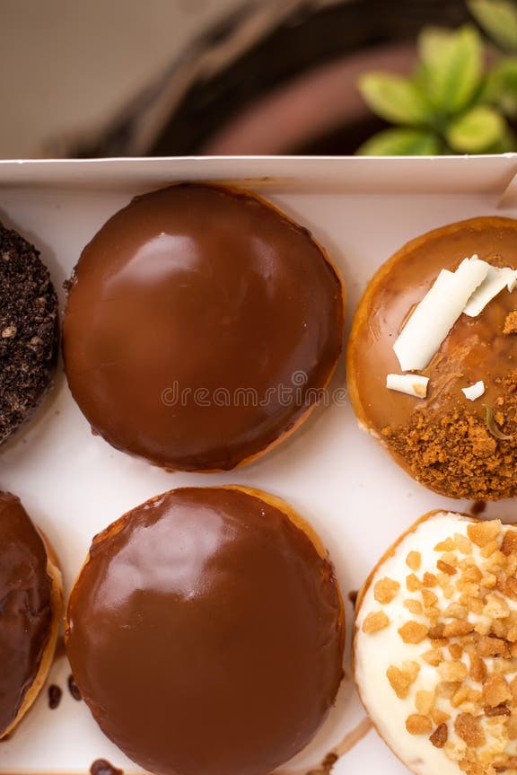 Donut pack stock photo. Image of icing, dessert, sweet - 248885744