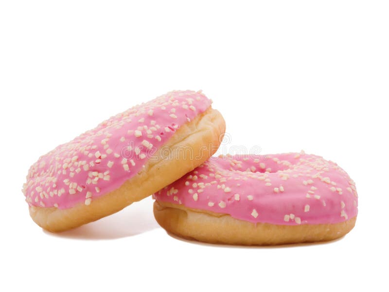 Side View Donut On White Background Stock Image - Image of donut, view ...