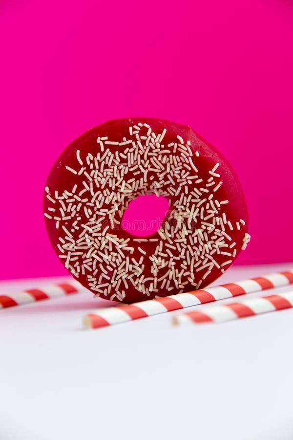 Sprinkles on Pink Background - Assorted Colourful Cake Topping ...