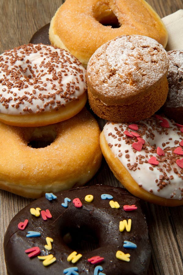 Donuts stock image. Image of cake, donut, snack, sugar - 23001637