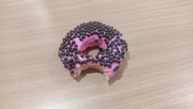 Donuts with Chocolate Chip Topping in Small Round Shapes are Suitable ...