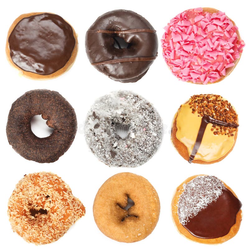 Assorted Donuts stock image. Image of variation, sweet - 25893213