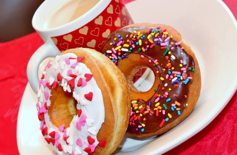 Donuts and coffee stock photo. Image of sugar, dessert - 38297192