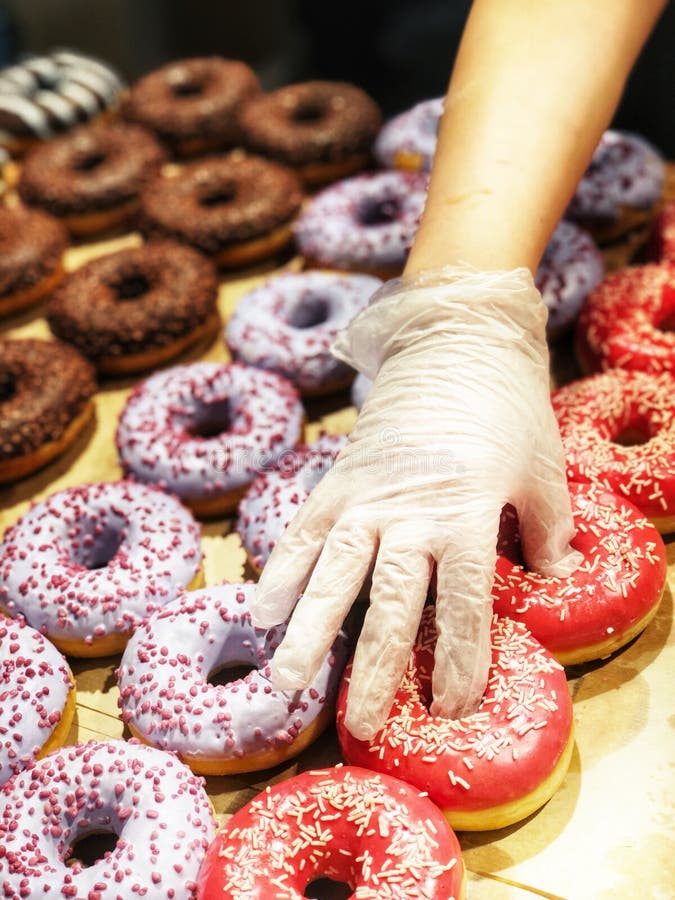 Tasty work stock image. Image of work, donuts, confectioner - 108479597