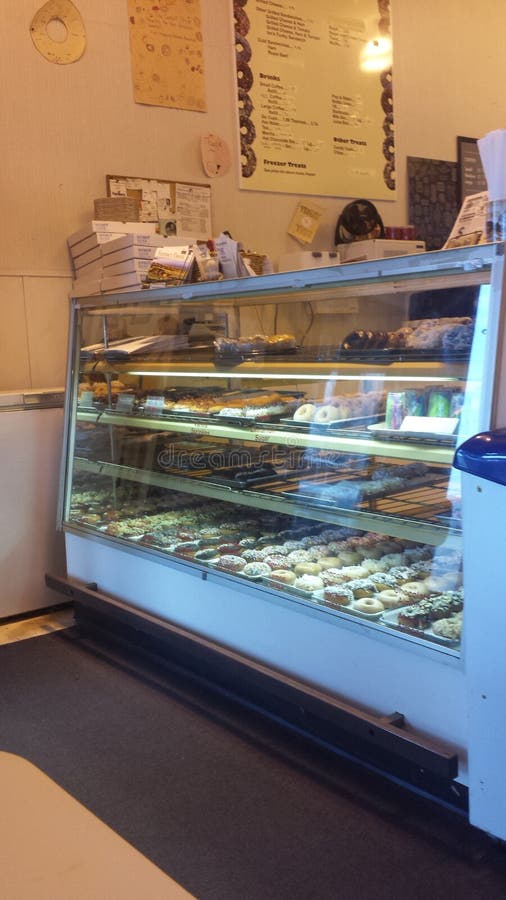 Donuts stock image. Image of lots, counter, chocolate - 48898931