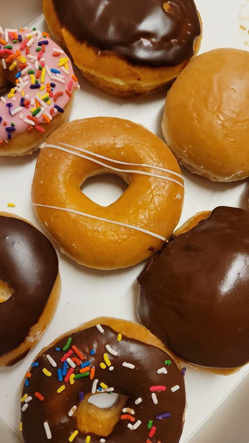 Donuts of Different Variations. Stock Image - Image of produce, baking ...