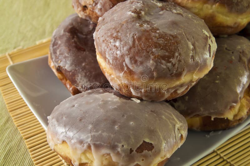 Donuts with icing stock image. Image of crusty, doughnuts - 29095949