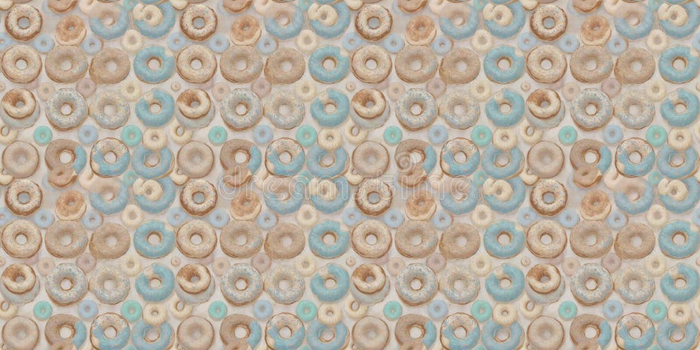 Donuts Seamless Pattern Design Repeatable Seamless Pattern Arrange ...