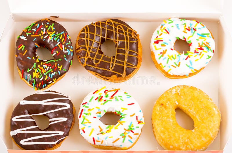 Donuts selection stock image. Image of delicious, cafe - 55212547