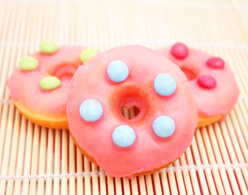 Donuts stock image. Image of snack, food, cake, bakery - 62361279