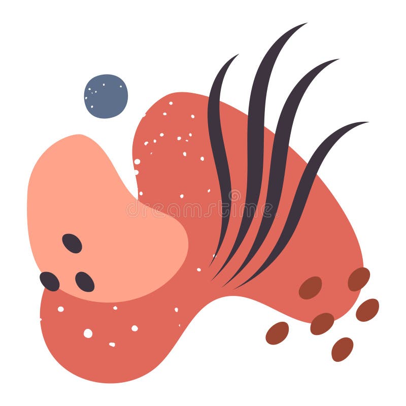 Abstract Geometric Frame. Modern Text Frame, Doodle Dynamic Coloured ...