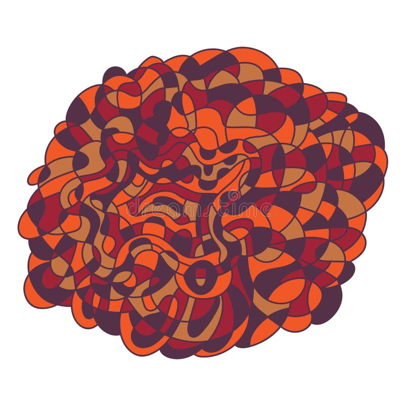 Doodle Abstract Element Drawing. Vector Illustration Stock Vector ...