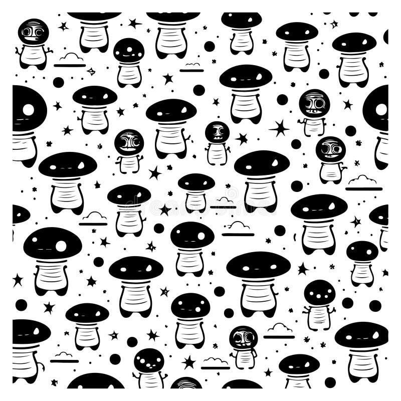 Doodle Alien Ufo Space Hand Draw Illustration Sketch Hand Draw Stock ...