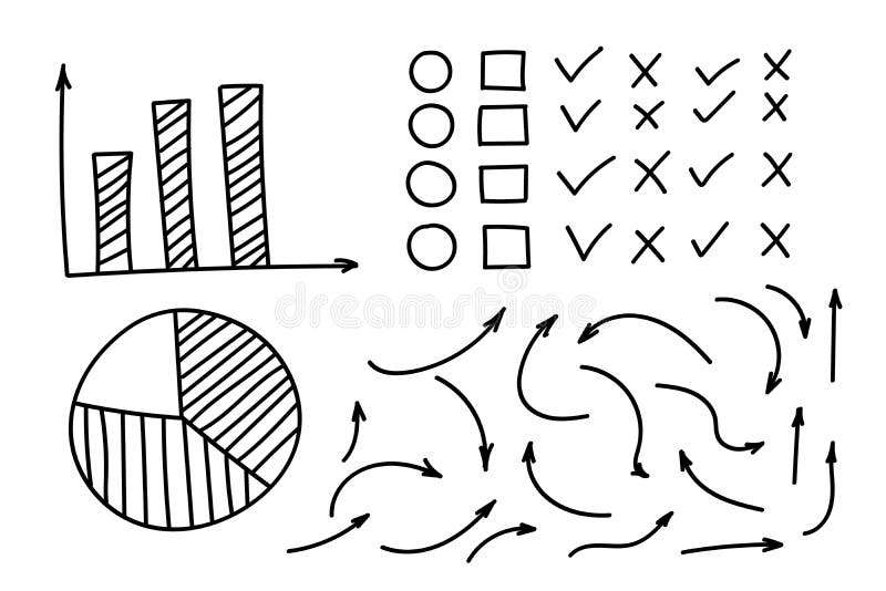 Doodle Symbols. Pointer Icons. Pointer Graphic Symbols Stock Vector ... Doodle Symbols. Pointer Icons. Pointer Graphic Symbols Stock Vector ...