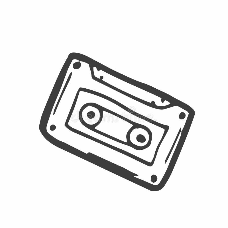 Doodle Audio Icons Music Volume Sound Set Vector Stock Vector ...