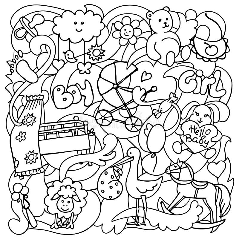 Cot Clipart For Coloring