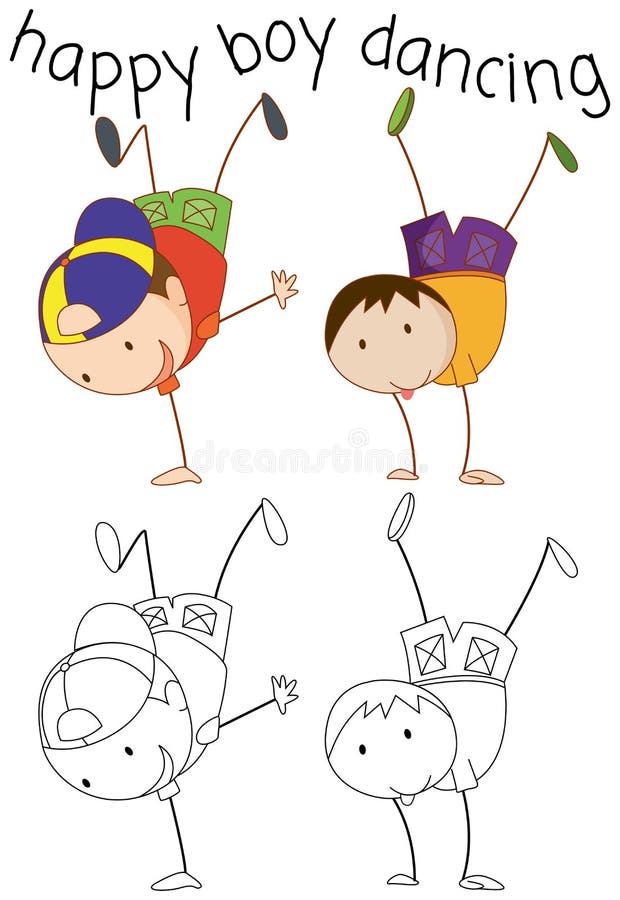 Boy Dancing Stock Illustrations – 9,436 Boy Dancing Stock Illustrations ...