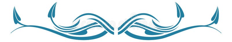 Decorative Page Break Line. Vintage Text Separator Stock Vector ...