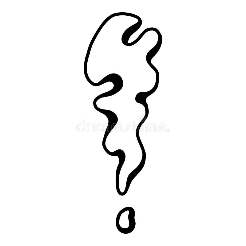 Doodle Exclamation Mark. Hand Drawn Punctuation Marks and Exclamatory ...
