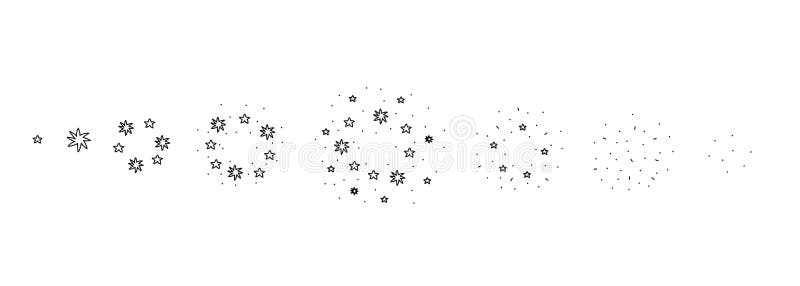 Doodle Fireworks Explode Effect Burst Sprites for Animation Stock ...