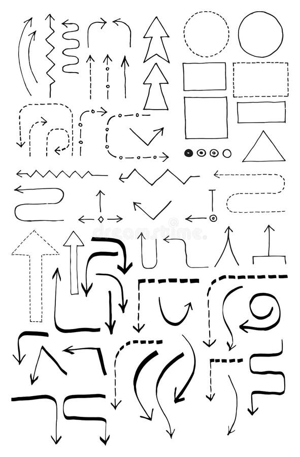 Hand Drawn Doodle Sketch Mind Map. Doodle Style Stock Vector ...