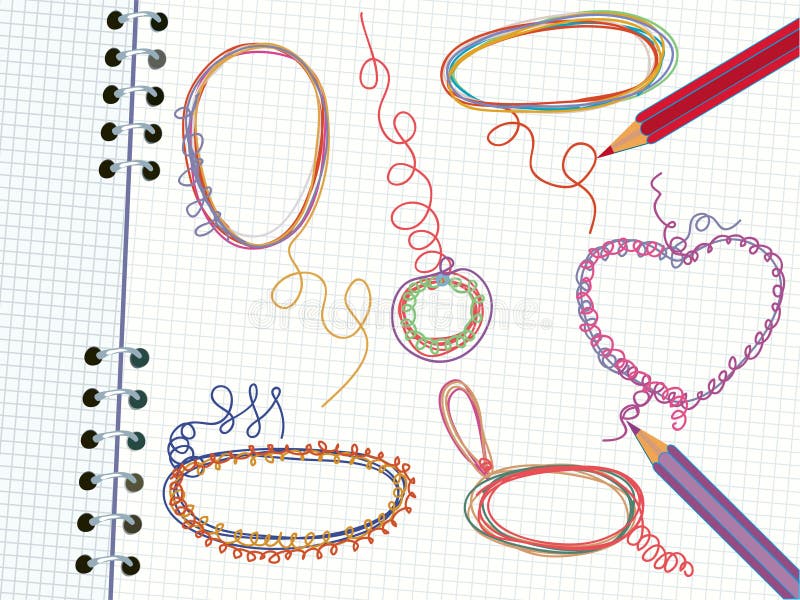 Frames doodle funny set stock vector. Illustration of emblem - 21925019