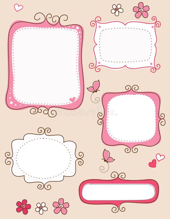 Cute Doodle Frames Stock Illustrations – 7,571 Cute Doodle Frames Stock ...
