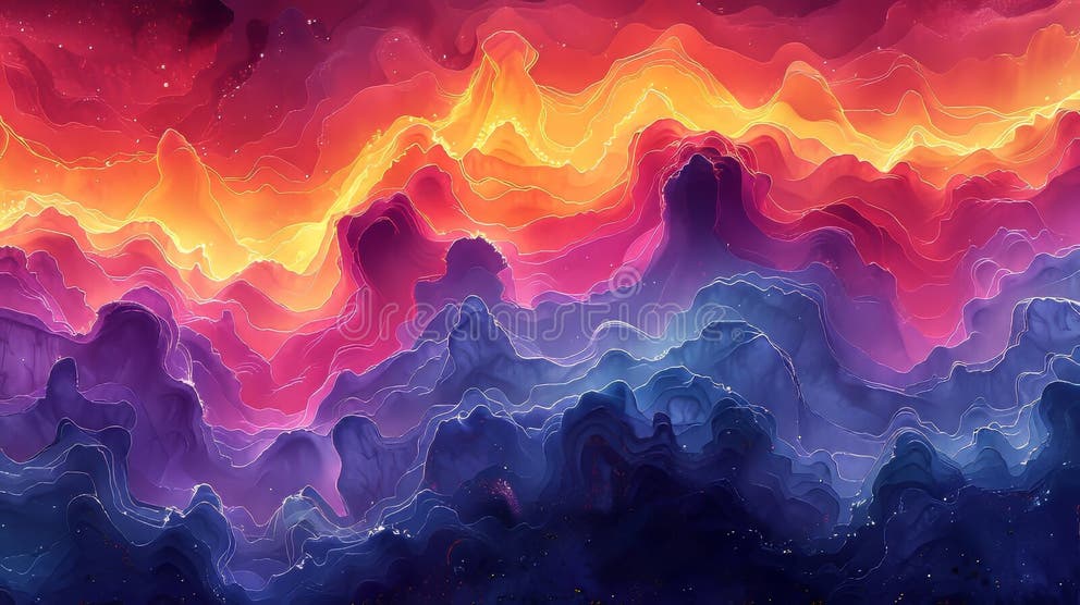 Doodle Frames Feature a Vibrant Border in Yellow, Blue, and Violet ...