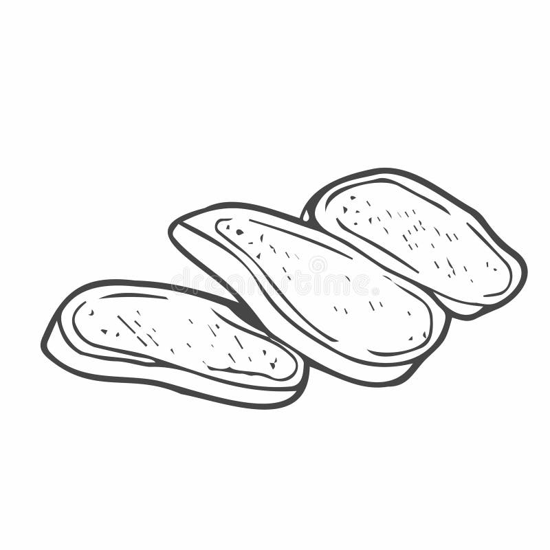 Doodle Ginger Slices. Isolated Vector of Ginger Drawing. Hand Drawn ...