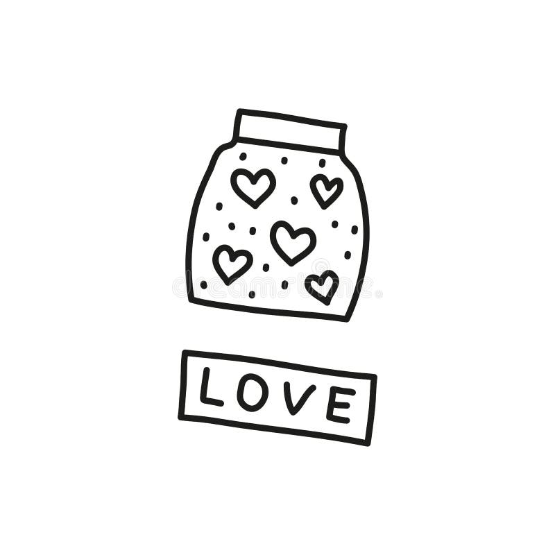 Glass Transparent Doodle Mason Jar. Vector Hand Drawn Illustration ... Glass Transparent Doodle Mason Jar. Vector Hand Drawn Illustration ...