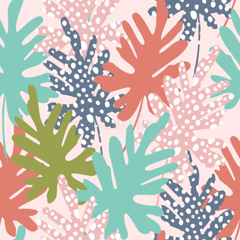 Abstract Tropical Landscape Continuous Art Line with Mountains, Sea ...