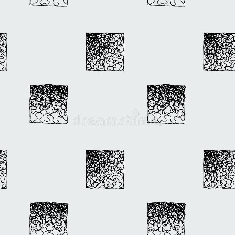 Doodle Hand-drawn Abstract Seamless Background. Ink Sketch Texture ...