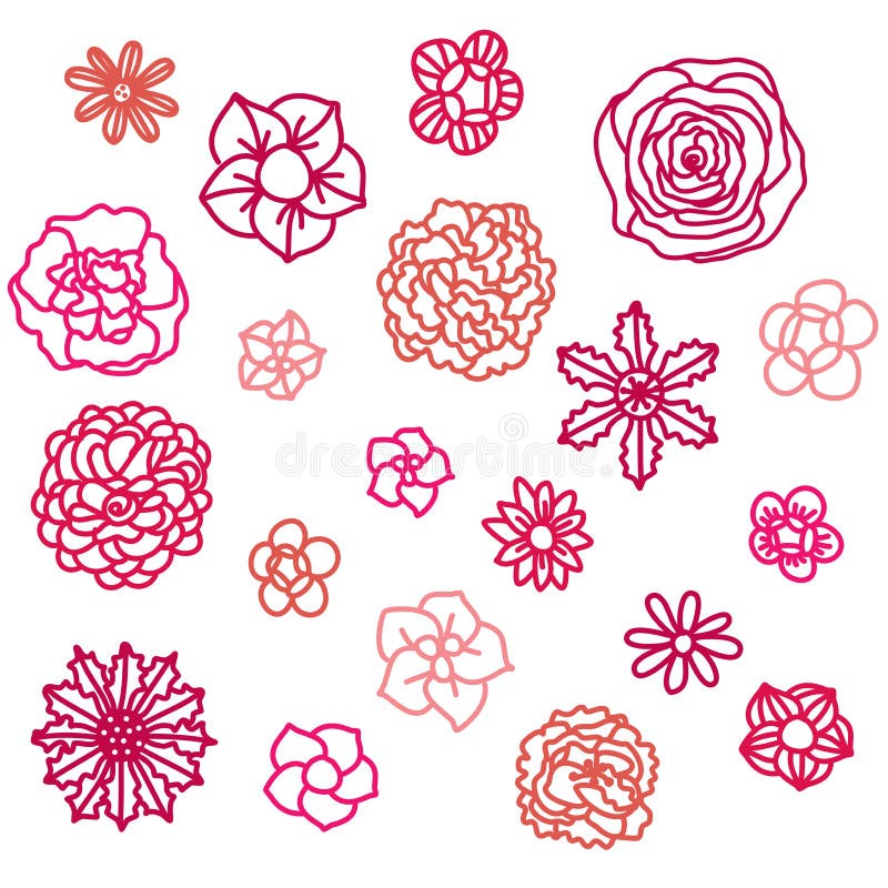 Hand Drawn Doodle Leaf Foliage Border Dividers Stock Vector ... Hand Drawn Doodle Leaf Foliage Border Dividers Stock Vector ...